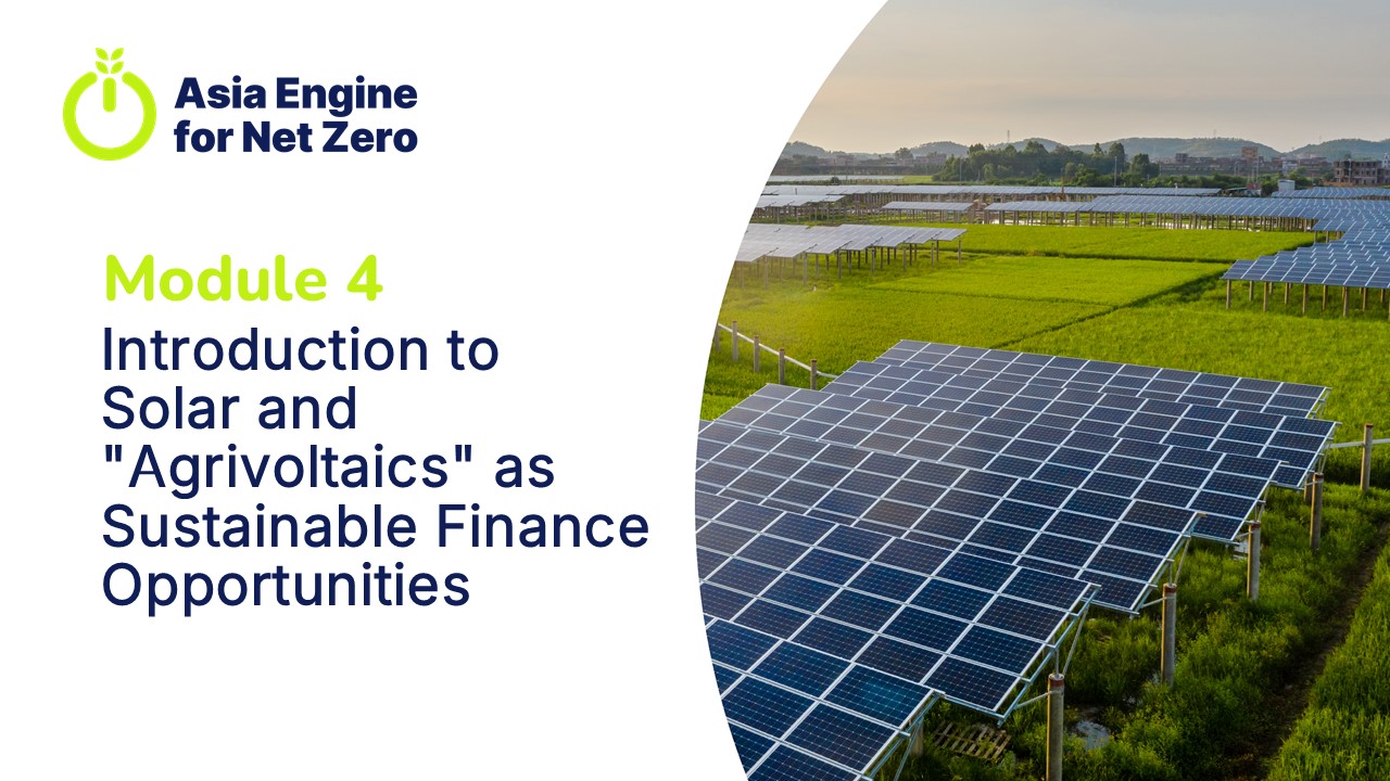 Module 4 - Asia Engine for Net Zero